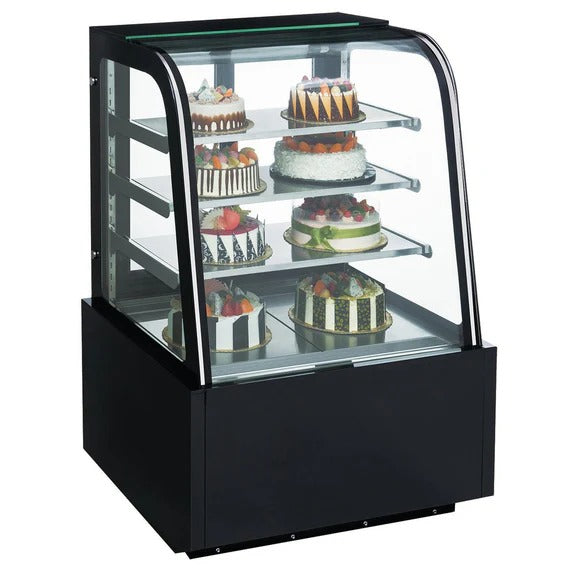 Dukers DDM48R-CB 48" Refrigerated Curved Glass Bakery Display Case ...