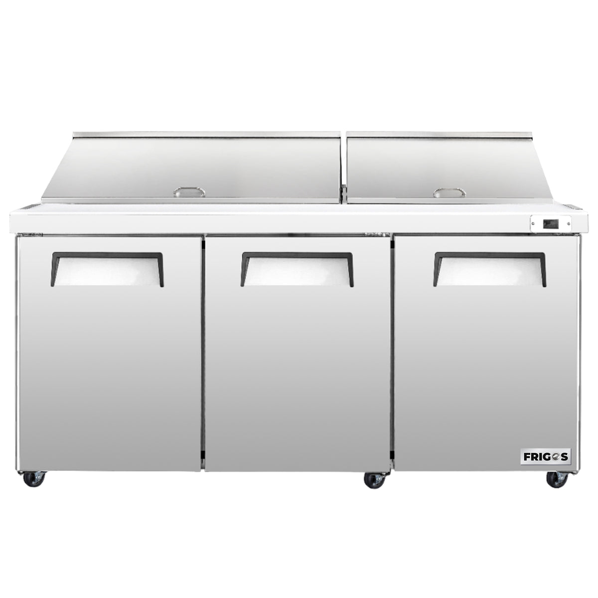 Act Now: Frigos 72" 3 Door Mega Top Refrigerated Sandwich Prep Table FG ...
