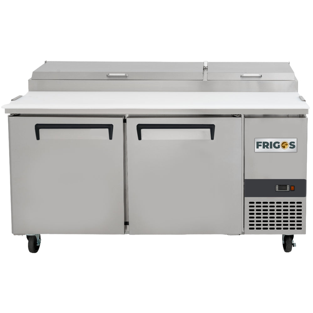 Explore Frigos 67" 2 Door Refrigerated Pizza Prep Table FGP-PZ-2D ...