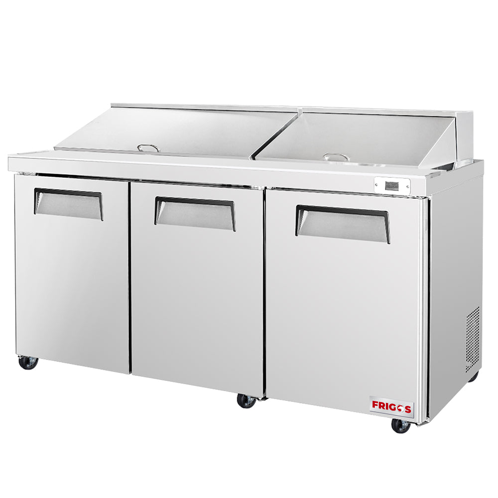 72" Sandwich Prep Table Refrigerator | Frigos FGV-SWPT-72-MT – Kitchen ...