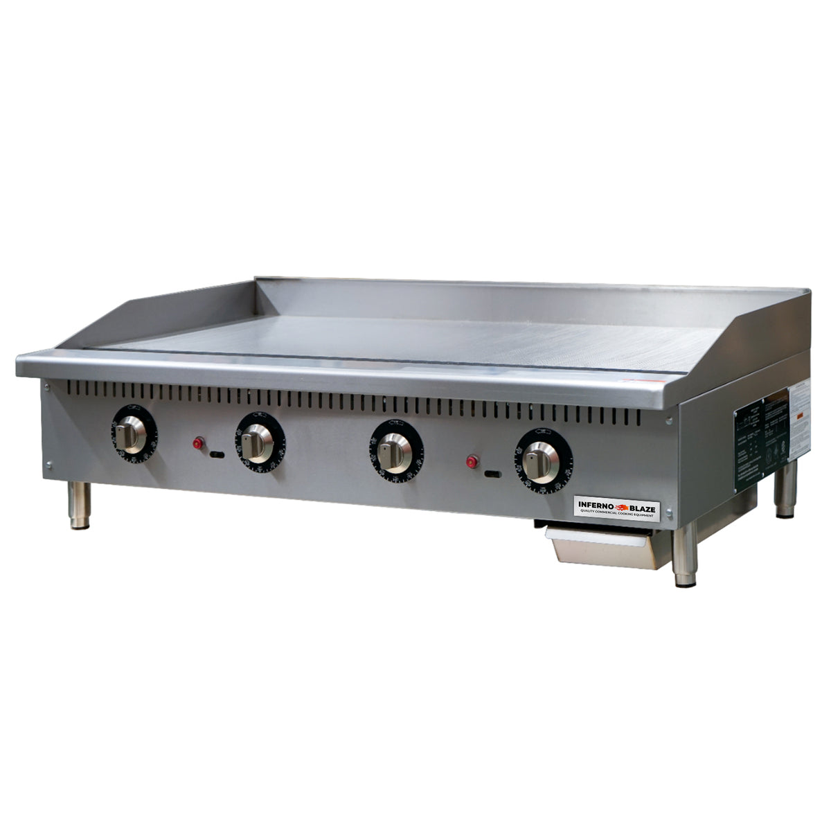 Professional Grade Inferno Blaze 48” Thermostatic Griddle IB-CTG-48T ...