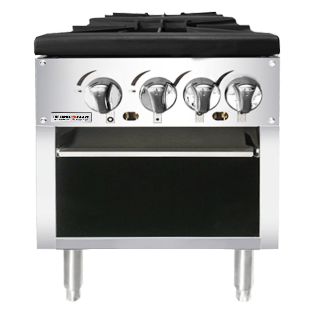 Inferno Blaze IBCR-SPR-2L Low Double Stock Pot Range – Kitchen Pro ...