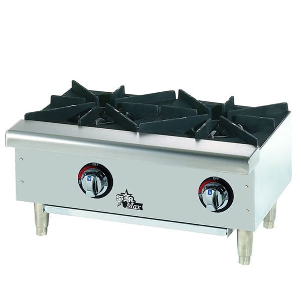 Star 8I-602HWF Star-Max® 50,000 BTU 24-inch Wide Natural Gas Hot Plate ...