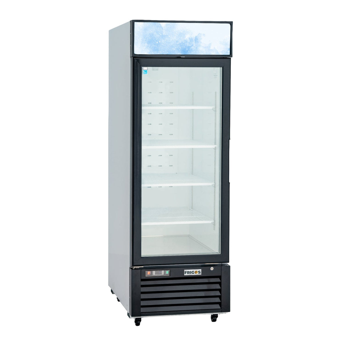 Elegant Display: Frigos 27" Refrigerator FGP-RFM-23 with Swing Glass ...