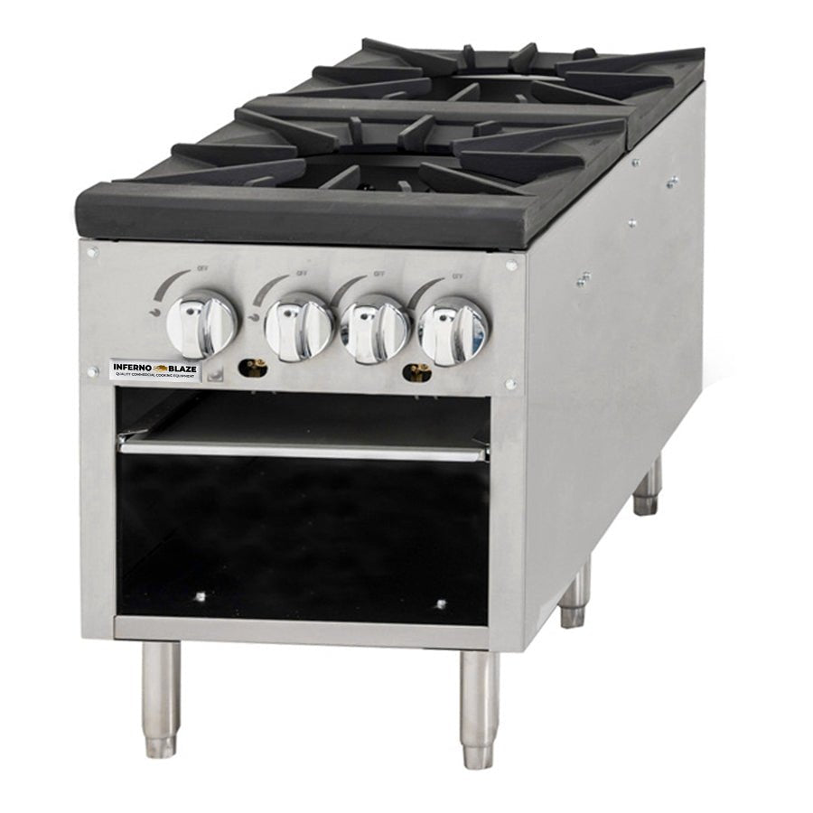 Maximize Cooking Inferno Blaze Natural Gas Stock Pot Range IBP-SPR-2 ...